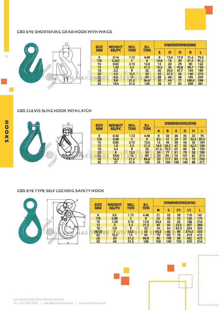 Hook & Fitting - SUN HARDWARE ENTERPRISE