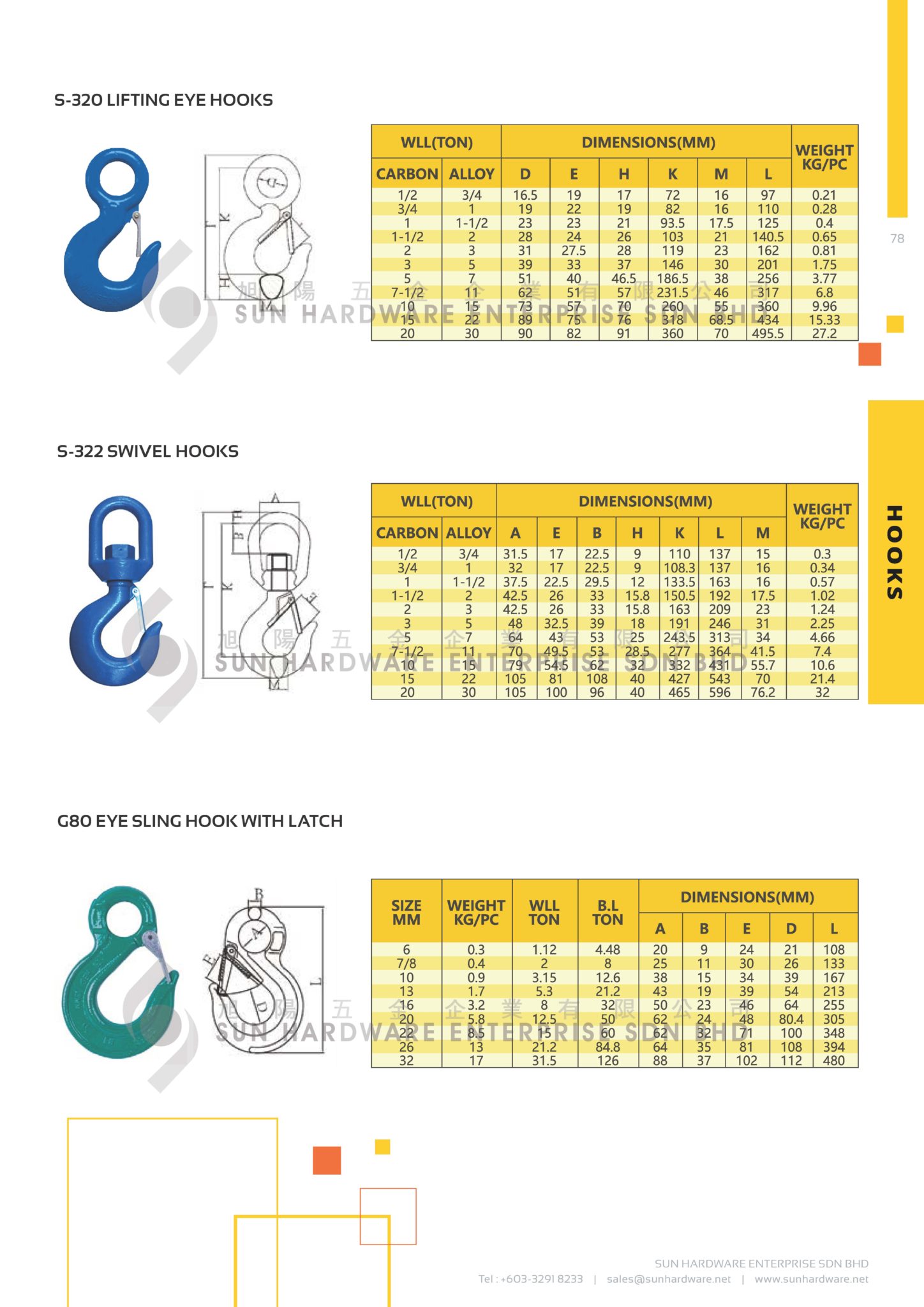 Hook & Fitting - SUN HARDWARE ENTERPRISE